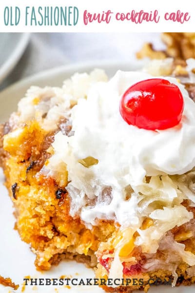 Fruit Cocktail Cake Recipe Easy Potluck Dessert With Coconut Frosting